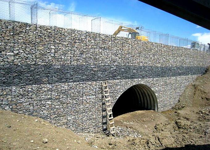 Galvanized Mattress 22mm Gabion Wire Mesh For Riverbank Protection