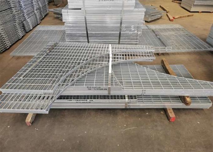 High Strength Platform Steel Grating 100mm Skid Proof Galvanised ...