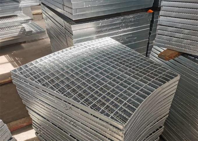 High Strength Platform Steel Grating 100mm Skid Proof Galvanised ...