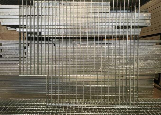 High Strength Platform Steel Grating 100mm Skid Proof Galvanised ...