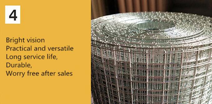 Garden Galvanized Pvc Coated Wire Mesh 30m Length 6 Foot Wire Fence Roll